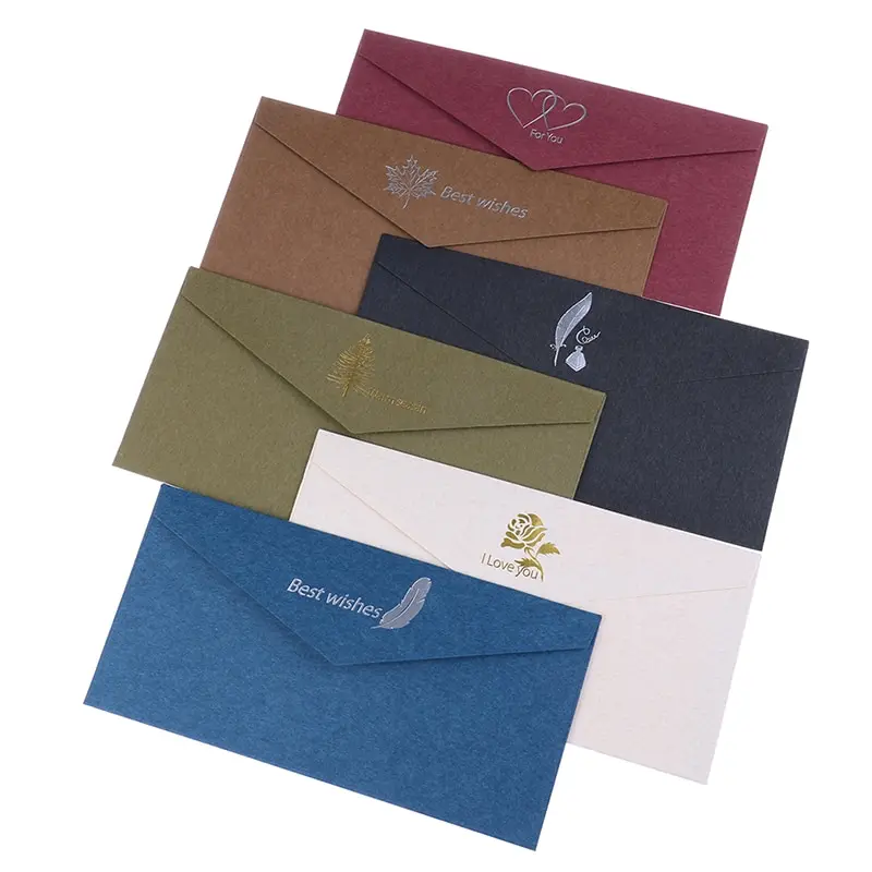 Hot Sale Vintage Stamping Printing Kraft Paper Envelopes School ...