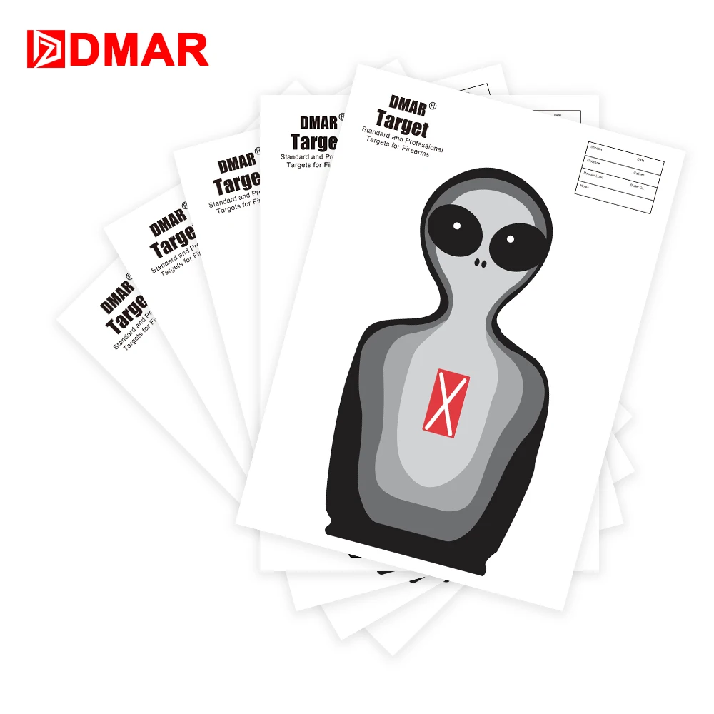DMAR 42cm Alien Shooting Target Paper Silhouette Tactical Training ...