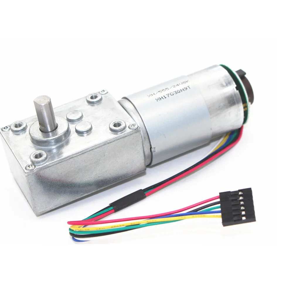 Worm-gear-with-Hall-encoder-5840-555-variable-speed-DC-electric-motor ...