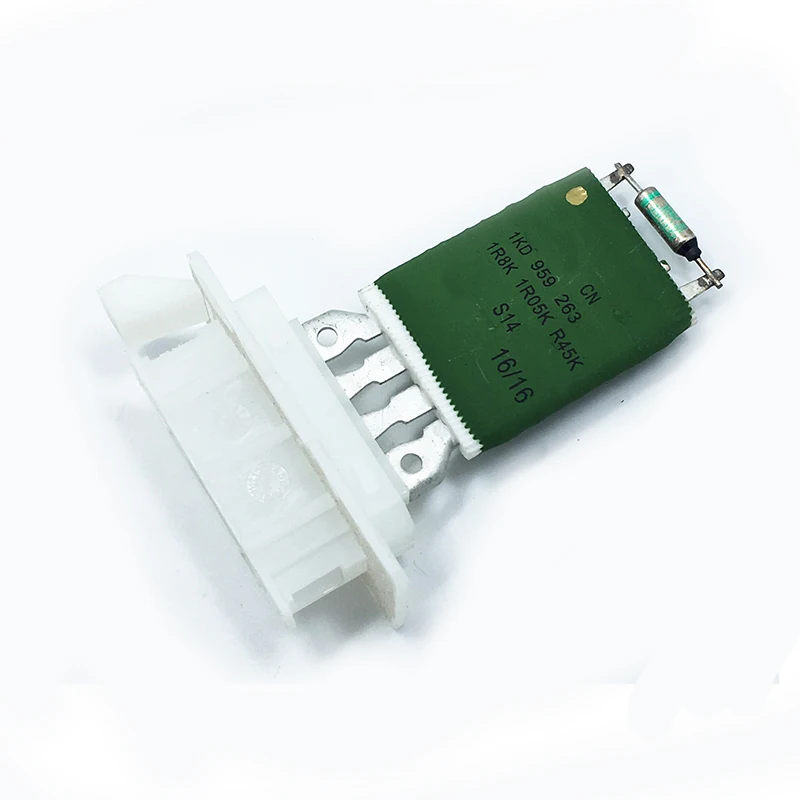 1pcs Oem Heater Fan Blower Motor Tandem Resistor Regulator For Jetta ...