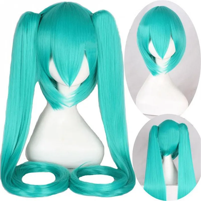 peruca hair queen double ponytail vocaloid wig miku anime wigs cosplay ...
