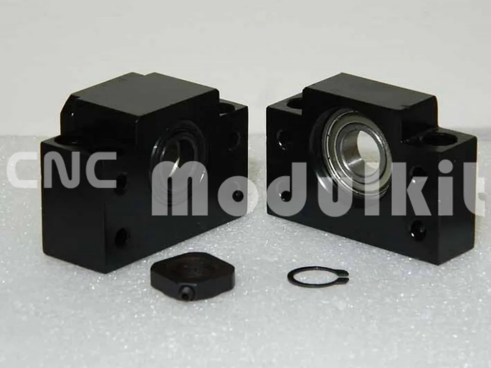 BK & BF17 Ball Screw End Support Ball Bearing Nut Floated Fixed Side ...