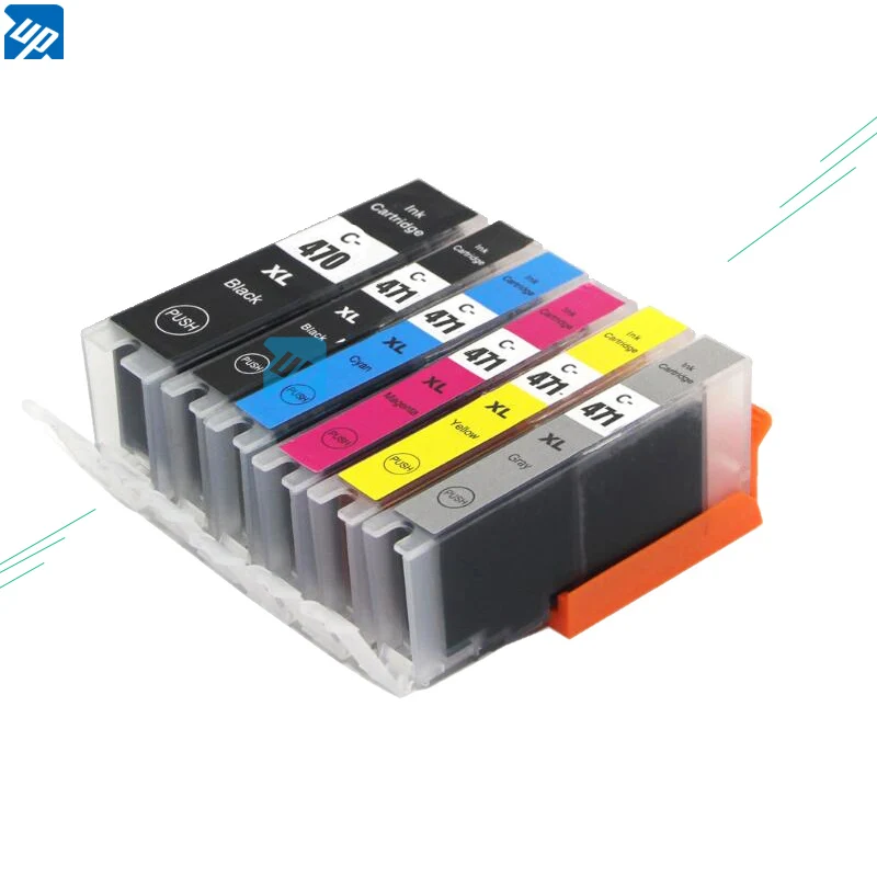 6-ink-for-canon-470-471-PGI-470-PGBK-CLI-47-PIXMA-MG7740-TS8040-TS9040 ...