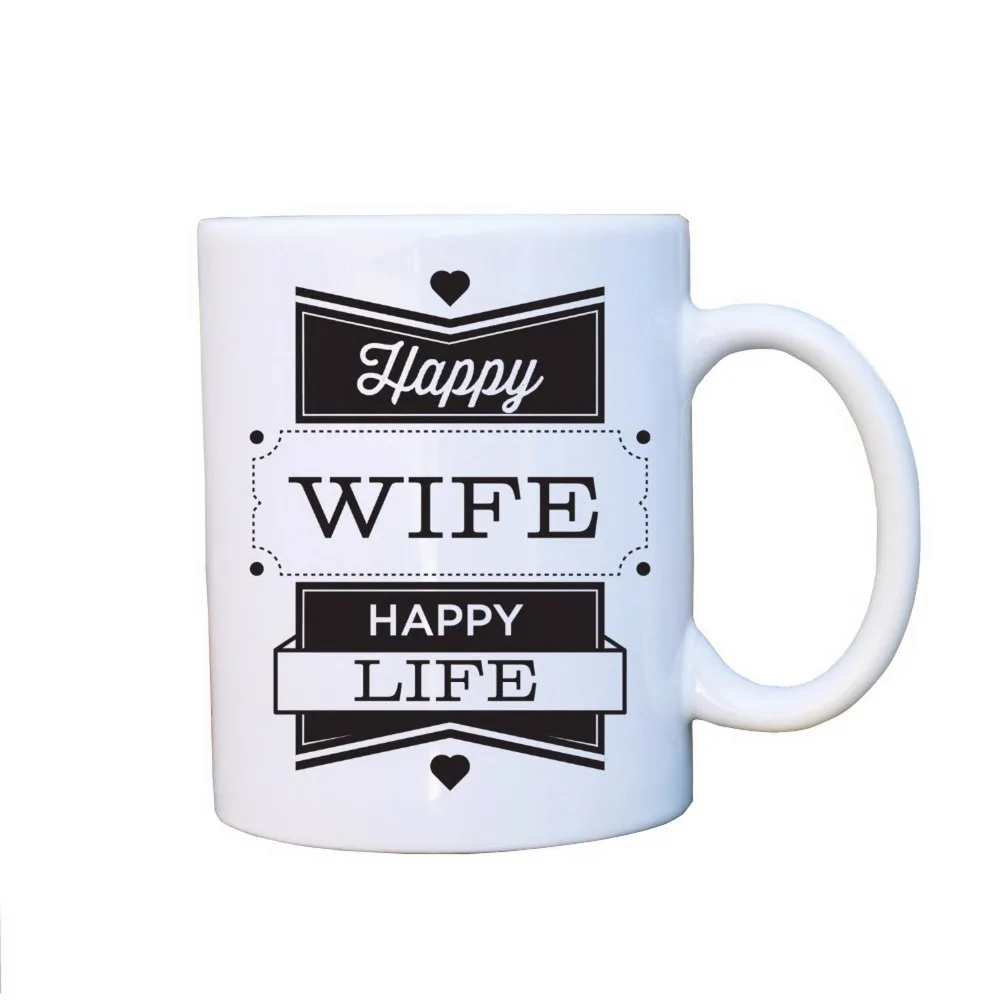 Wife Mugs Coffee Mug Ceramic Novelty Porcelain Beer Tea Cups Home Decal