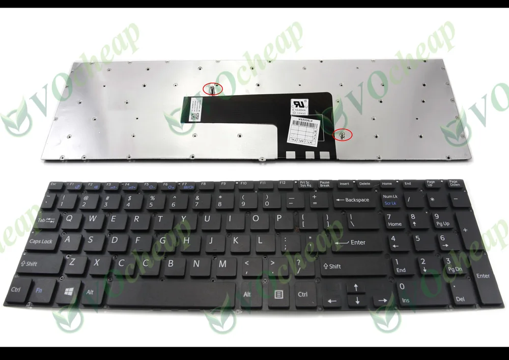 New US Laptop keyboard for Sony SVF15 fit 15E SVF1521 SVF1532 SVF1541 ...