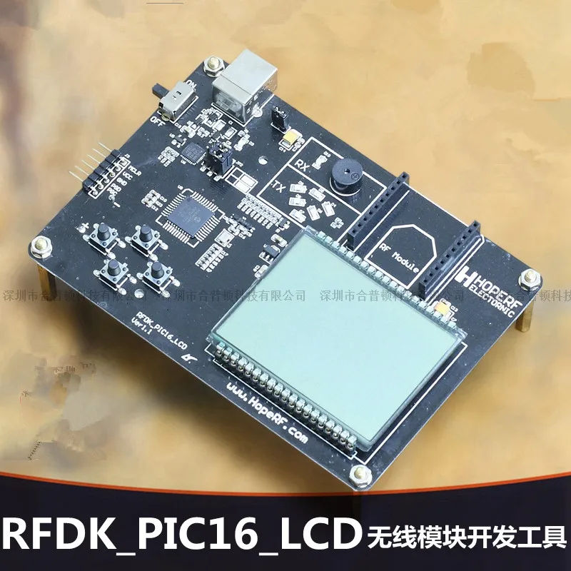 RF DK PIC16 LCD | Wireless Module Development Board | Starter Kit ...