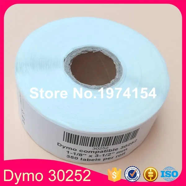 500 X Rolls Dymo 30252 Labelwriter Self-adhesive Address Labels, 1 1/8 ...
