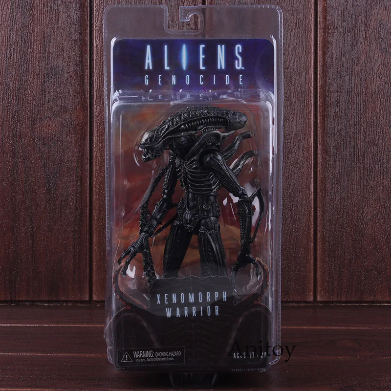 NECA Aliens Genocide Series Xenomorph Warrior Black Yellow PVC ...