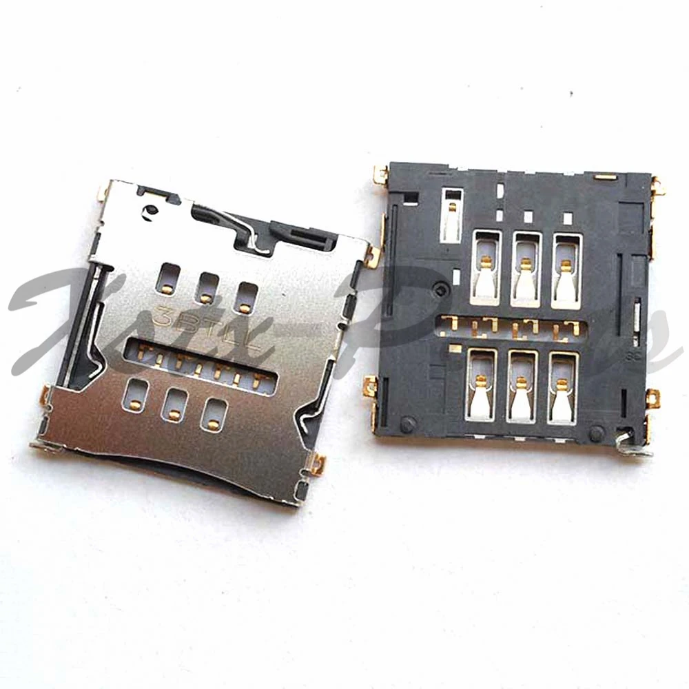 10x SIM Card Reader Connector Slot Tray Holder Socket Repair Parts For ...