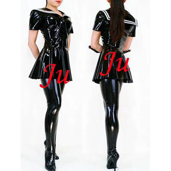 Sexy Sissy Maid Pvc Uniform Dress Cosplay Costume Tailor made on ...