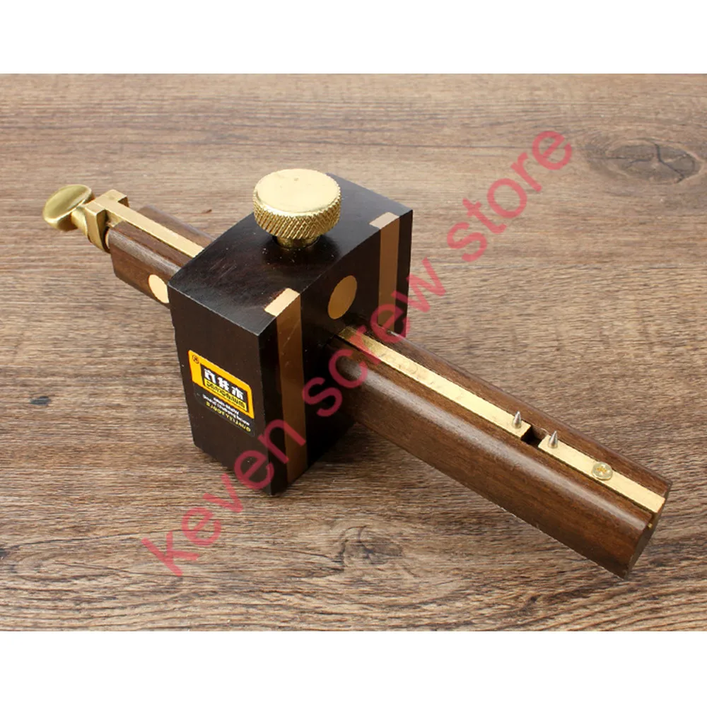 8inch Ebony Deluxe British Marking Gauge Wood Scribe Mortise Gauge With ...