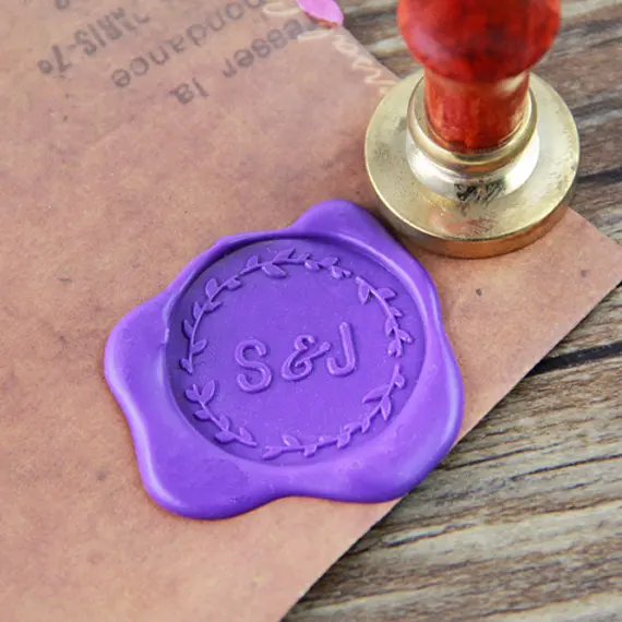 Customizable wax seal stamp - aekery