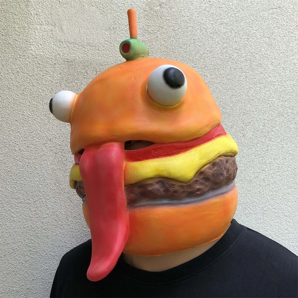 Game Adult Beef Boss Latex Mask Helmet Halloween Cosplay Costumes Full ...