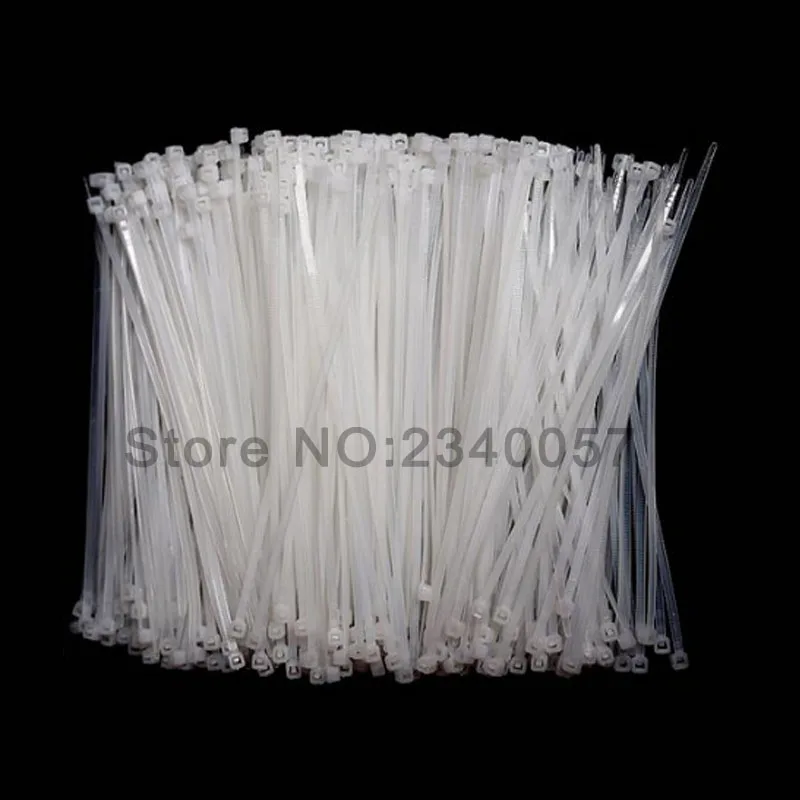 1000pcs 3*60/80/100/120/150mm Fixed plastic strapping self locking ...