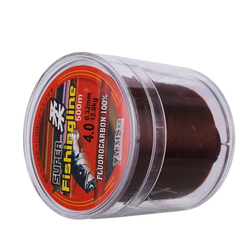 Fishing Line 500M High Weight Nylon Monofilament Super Strong Abrasion ...