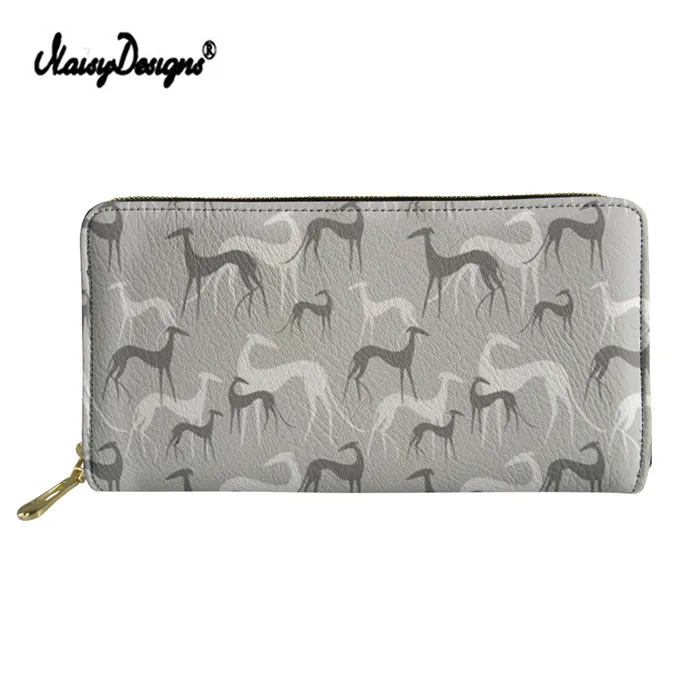 Женские кошельки из искусственной кожи, топ с принтом собаки Грейхаунд ...