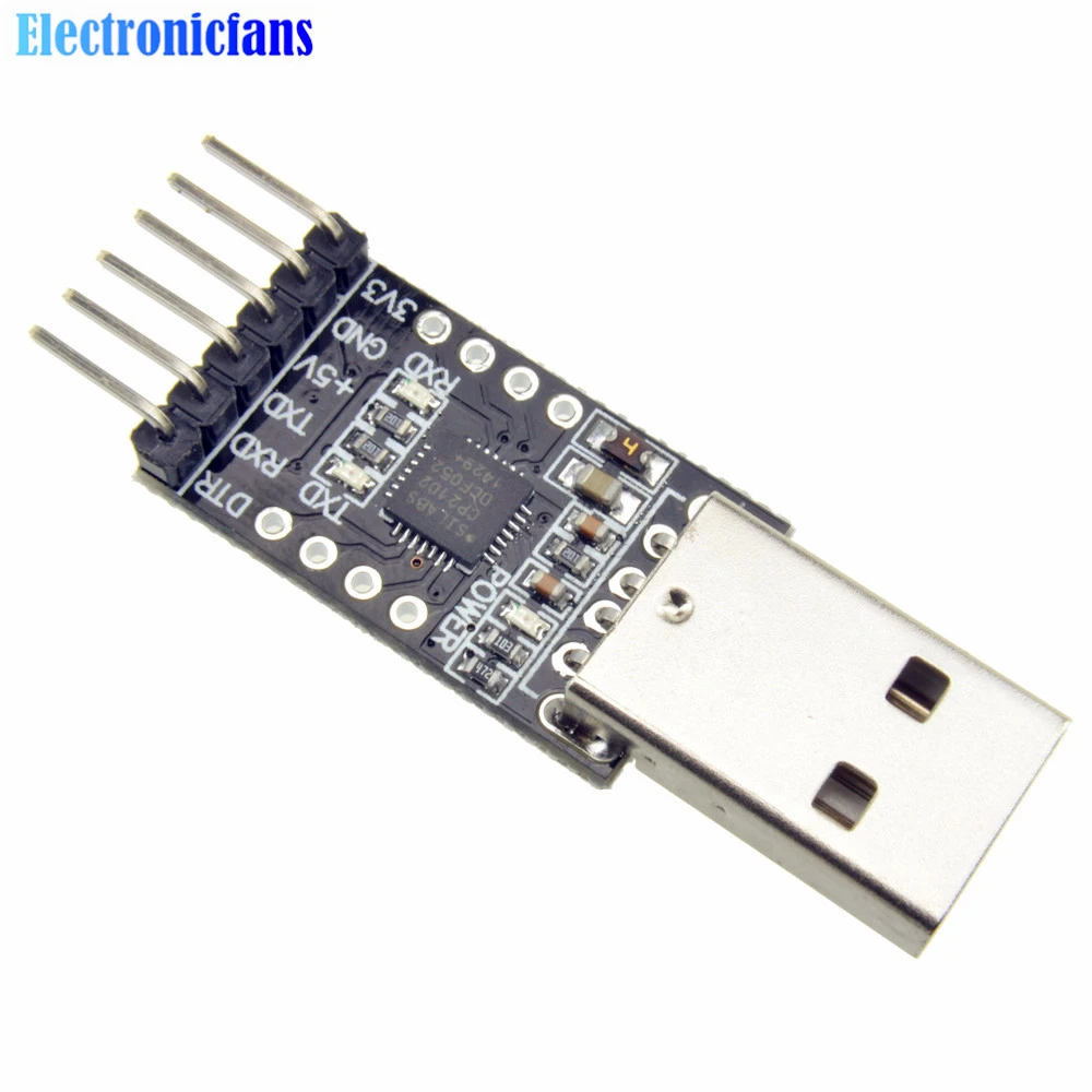 PME, artisans et agriculteurs 1Pcs DC3.3-5V CH340 Noir PCB 6Pin USB ...