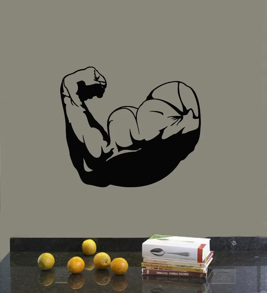 Wall Decals Sport Vinyl Decal Sticker Art Gym Decor Bodybuilder Man ...
