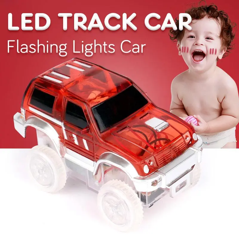 Magic Tracks Cars Magic Tracks Replacement Cars - 4 Pack LED Light Up ...