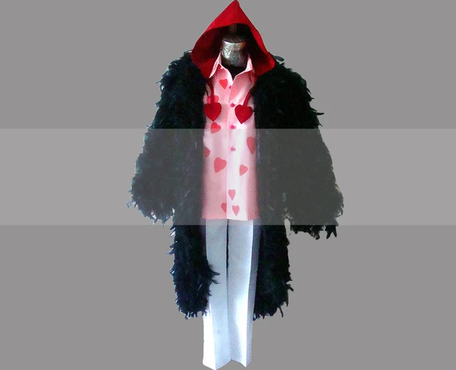 One Piece Corazon Donquixote Rosinante Cosplay Costume XL, 60% OFF