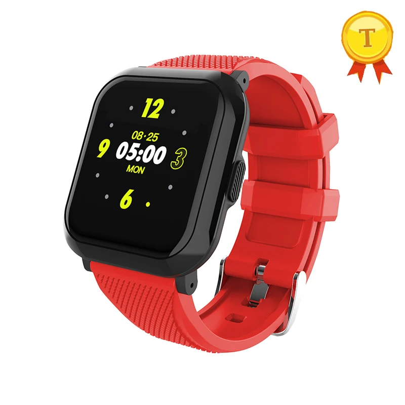 2019 new ip68 Waterproof women red color smart watch bracelet Heart ...
