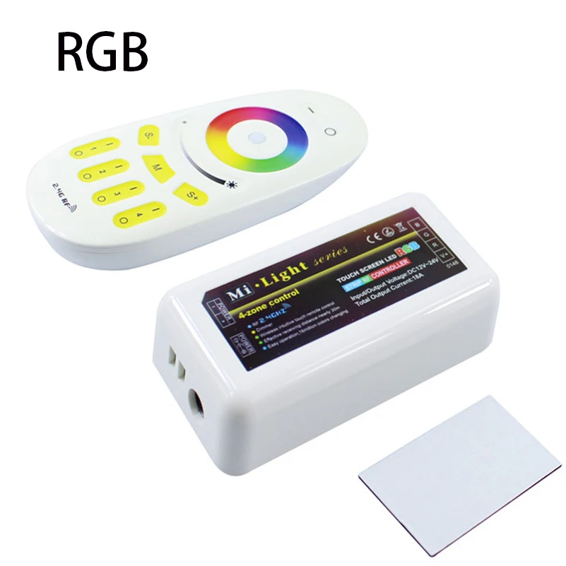 2.4G Mi.light LED RF RGB Touch Sensor Controller + Controller Box DC12 ...