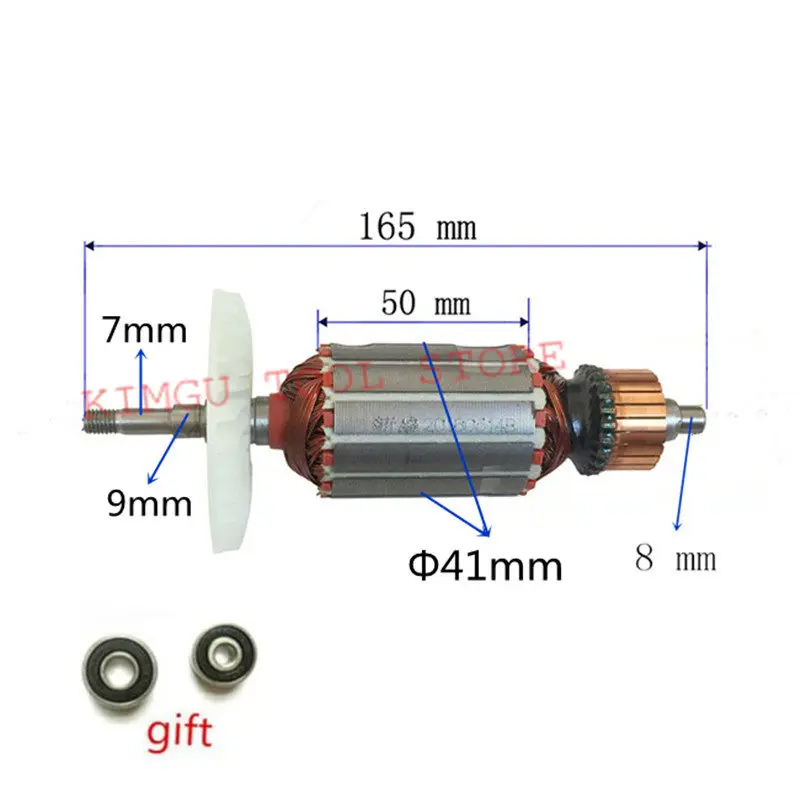motor Armature Engine rotor AC220 240V Replacement for HITACHI CM4SB2 ...