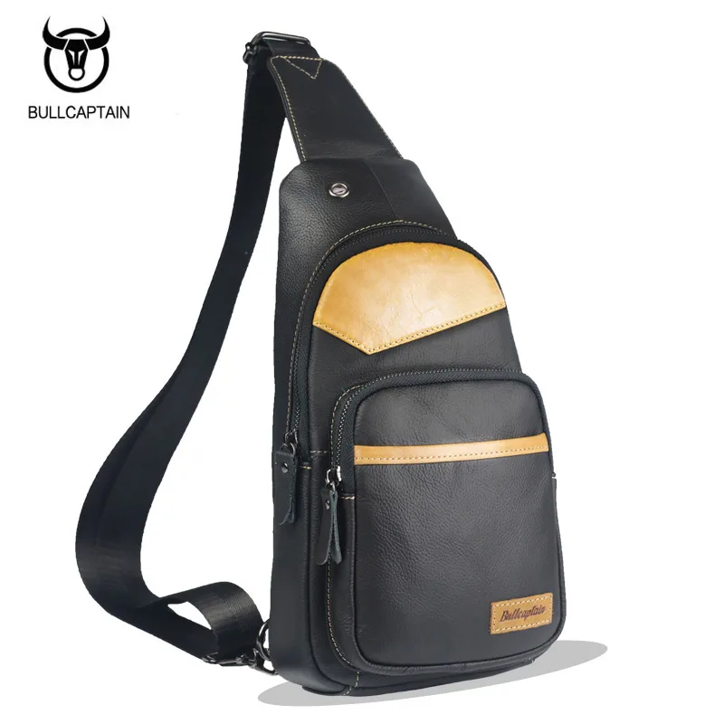 Bullcaptain Genuine Leather Shoulder Bag | semashow.com