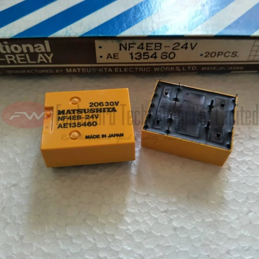 Nf4eb-24v Nf4eb-12v Nf4eb-48v Electromechanical Relay 2a 24vdc 14 Pins ...