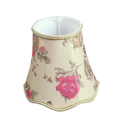 16cm Flowers Fabric small table Lamp Shades handmade chandelier shades ...