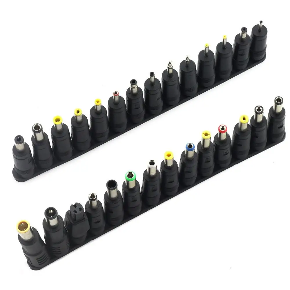 28 pcs Universal DC Power 5.5x2.1mm แจ็ค Multi Type 28 ปลั๊ก DC AC ...