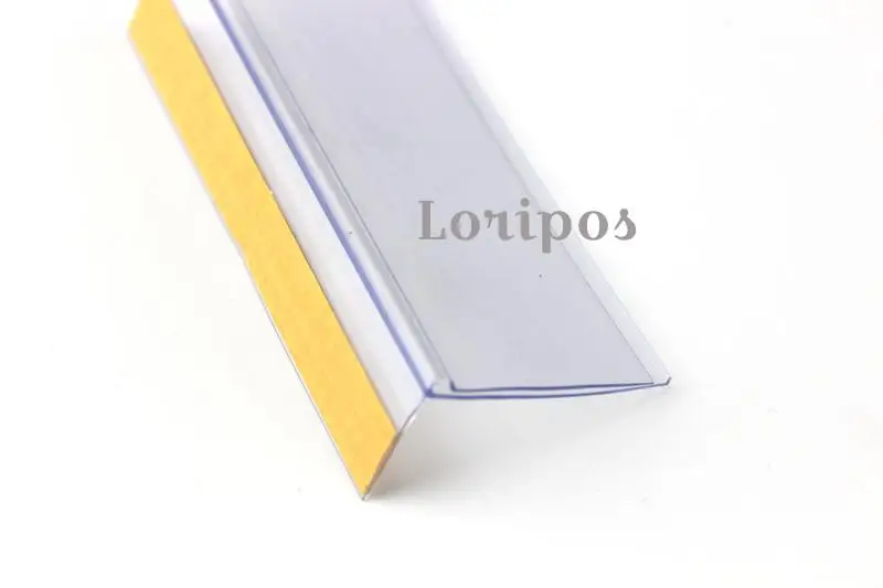 Shelf Channel Strip Shelf Edge Sign Holder Clear Shelf Tag Label Holder ...