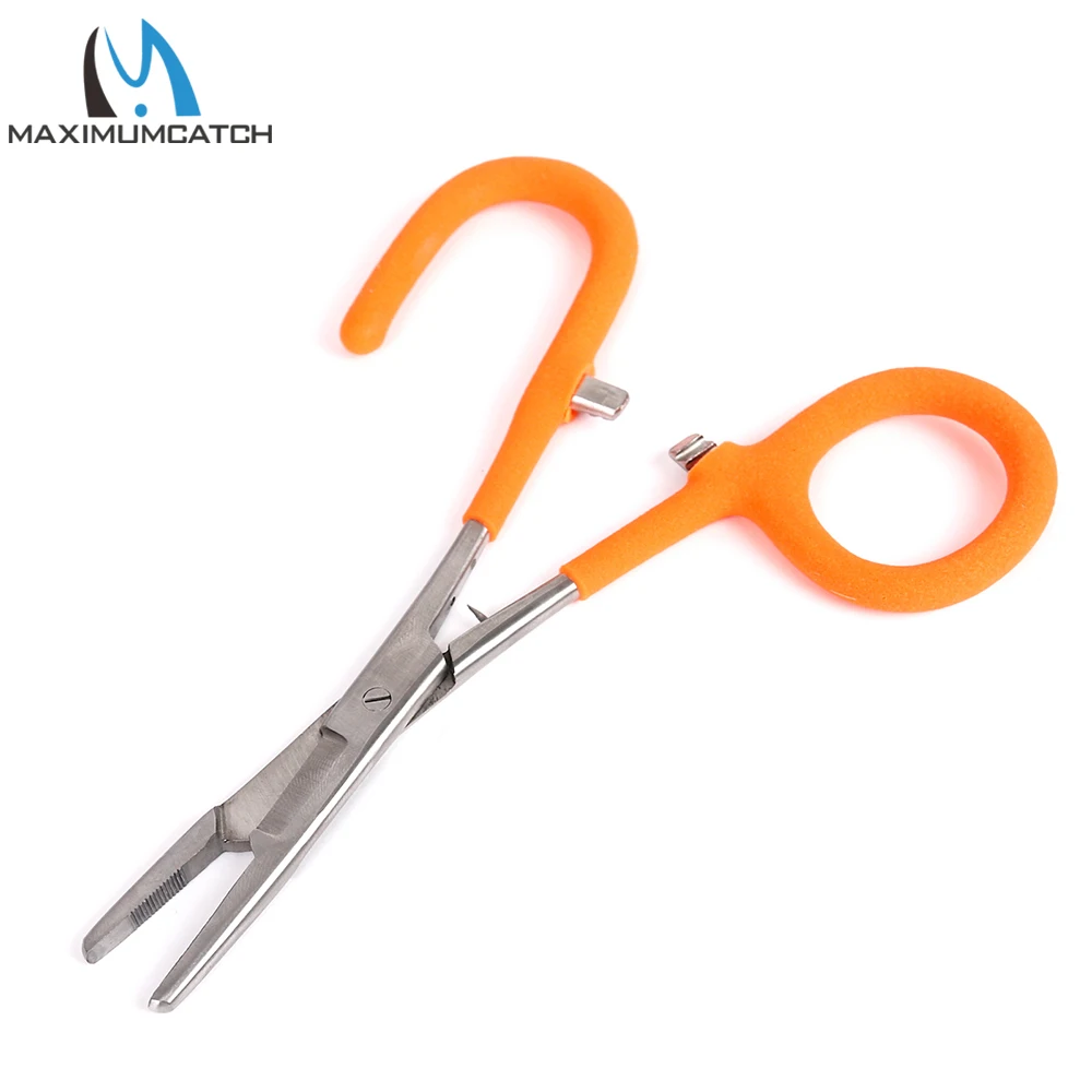 Maximumcatch Stainless Steel Fishing Forceps Hemostats Multi Function ...