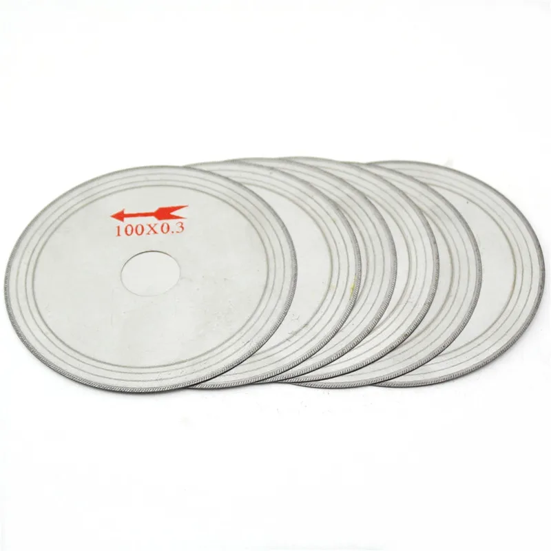 5Pcs 4" inch Super Thin Diamond Lapidary Saw Blade Gems Cutting ...