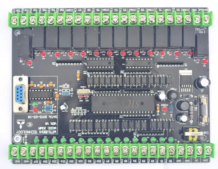 30MR PLC board PLC industrial control board singlechip control board ...