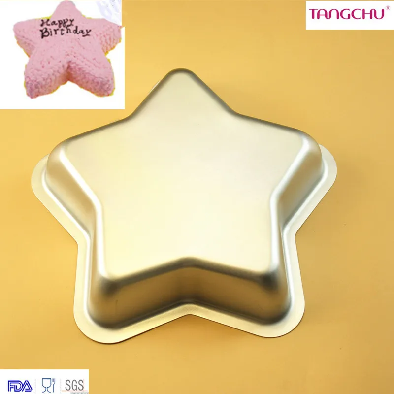 Star Cake Tin Shape cake Tin baking pastry mold pan Fondant Pan Cake ...
