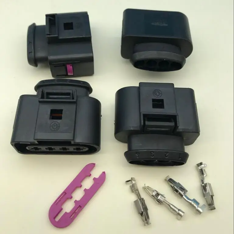 Free-shipping-10Sets-4-Way-4B0973724-Auto-Car-Ignition-Coil-Connector ...