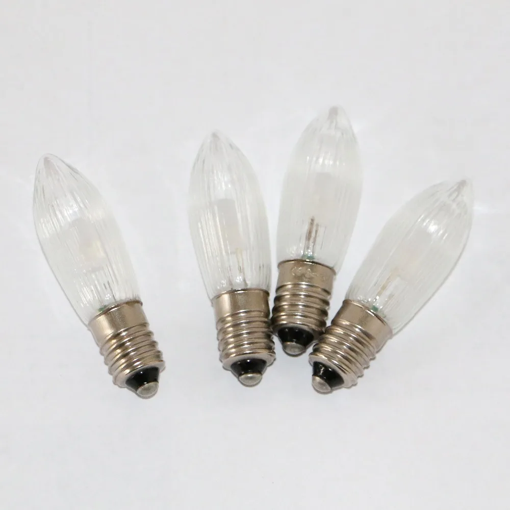 10PCS A lot 10-55V E10 LED C6 Light ,C6 bulb ,C6 christmas lights,C6 ...