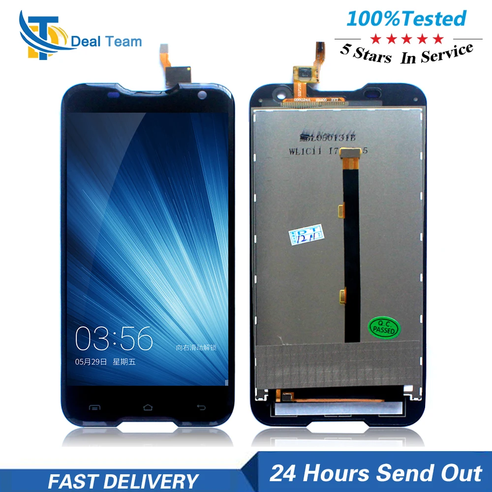 Deal Team 100% Original for Blackview BV5000 LCD Screen Display Touch Screen Digitizer Sensor ...