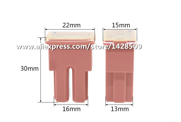 10-Pcs-Fuse-Box-Automotive-Rectangle-Fuse-20A-30A-40A-50A-60A-For ...