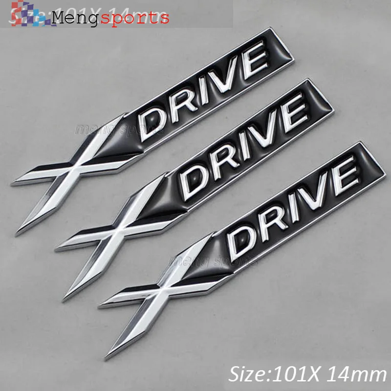 20pcs Drive 3D Metal Chrome Alloy Car Styling Badge Emblem Sticker ...