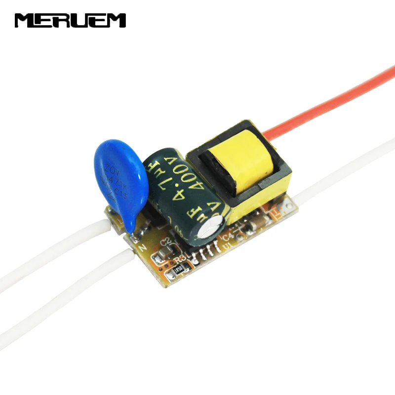 Free Shipping 5pcs 300ma (3-5)x 1w Led Driver 3w 4w 5w Lamp Light ...