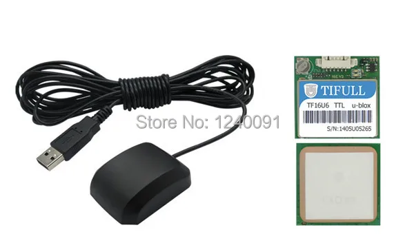 High sensitivity GPS antenna gps module with UBLOX, USB interface ...