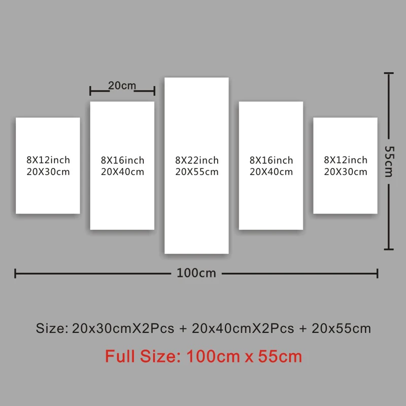 Art Rectangular Canvas Sizes