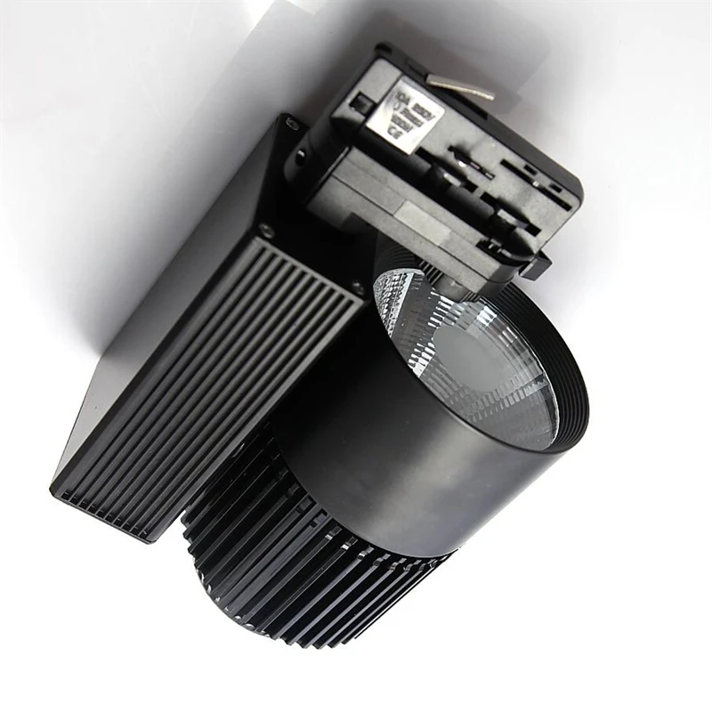 4Wires 3 Phase 30W 40W COB LED track light Track rail LED spot light ...