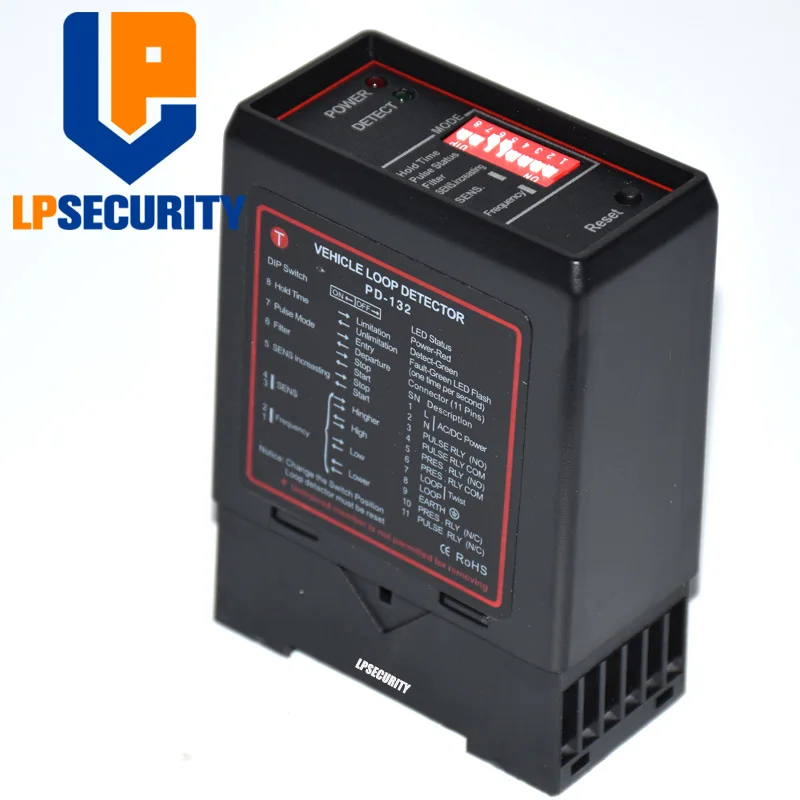 pd132 single channel Inductive loop detector vehicle for Automatic ...