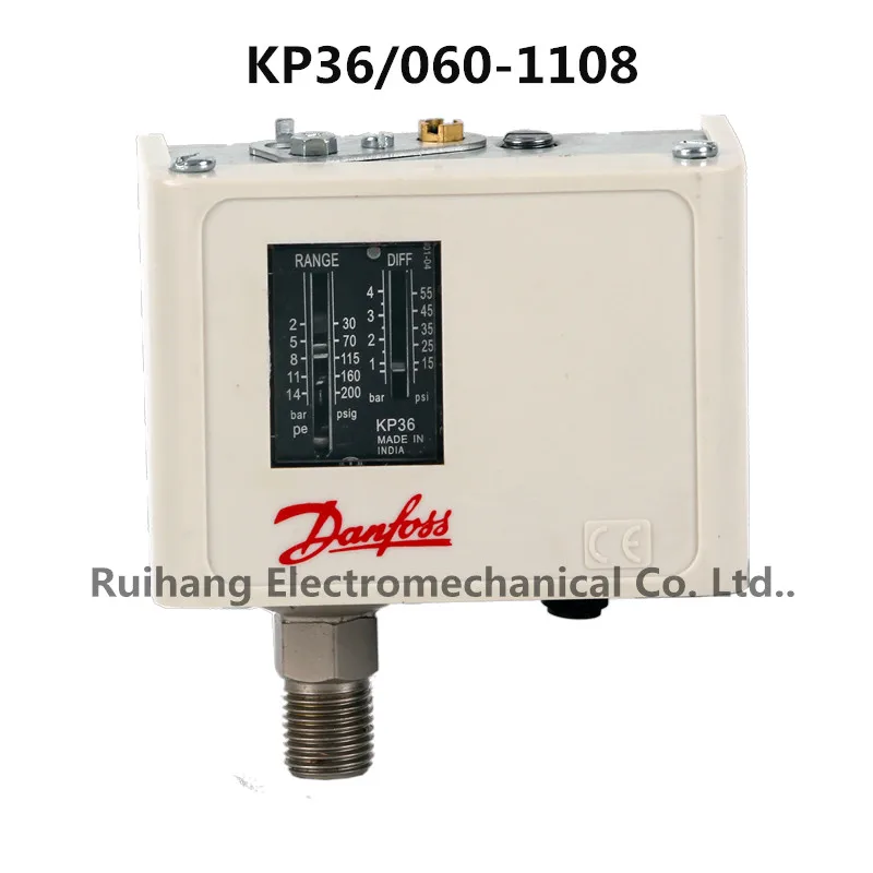 Controlador de presión KP36 060 1108 DANFOSS, interruptor de presión KP36 060 110866 ...