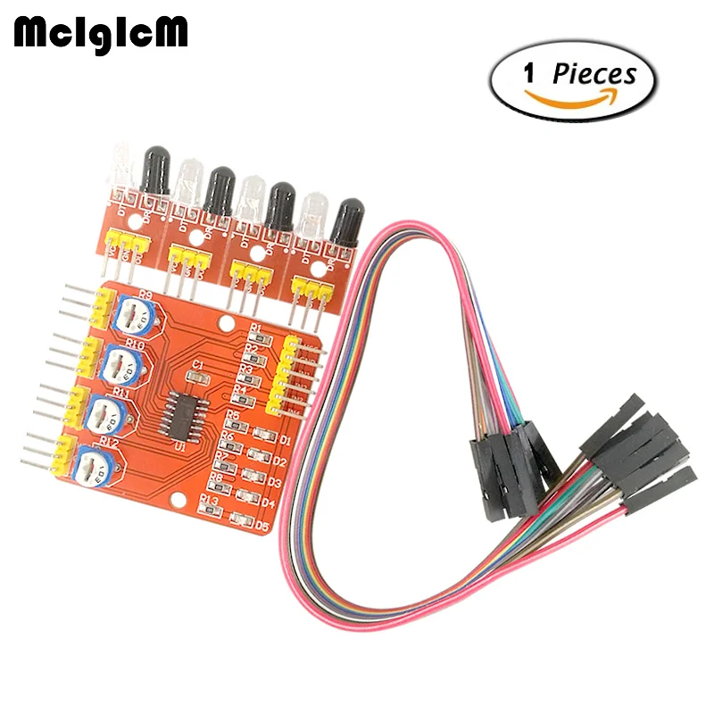 MCIGICM Four way infrared tracing / 4 channel tracking module ...
