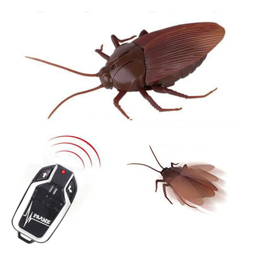 Upgraded Version Novelty Emulational Remote Control cockroach Animal ...