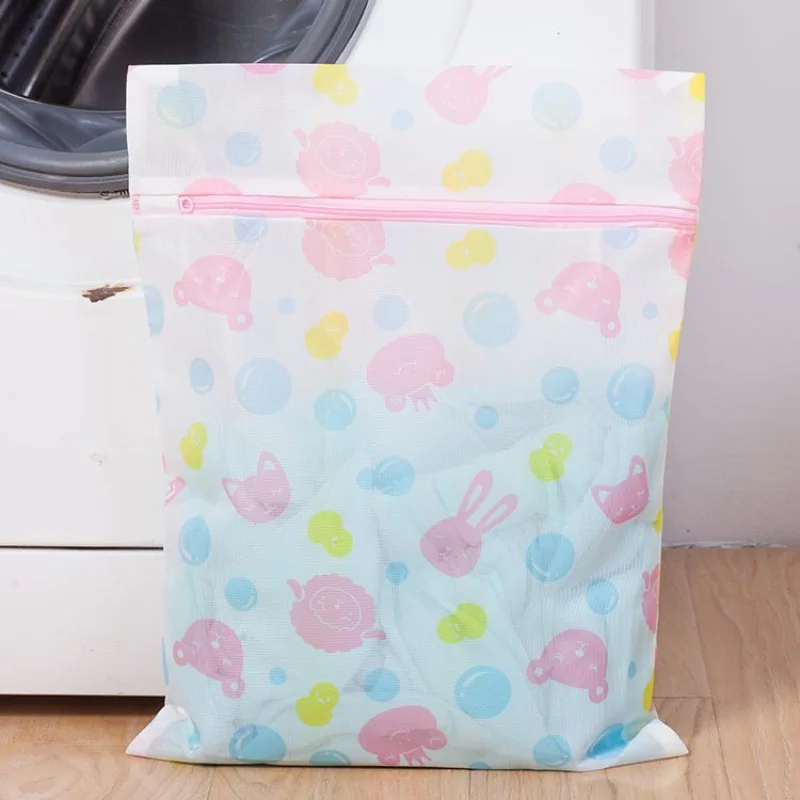 С цветочным принтом полиэстер стиральный мешок из сетчатой ткани ...